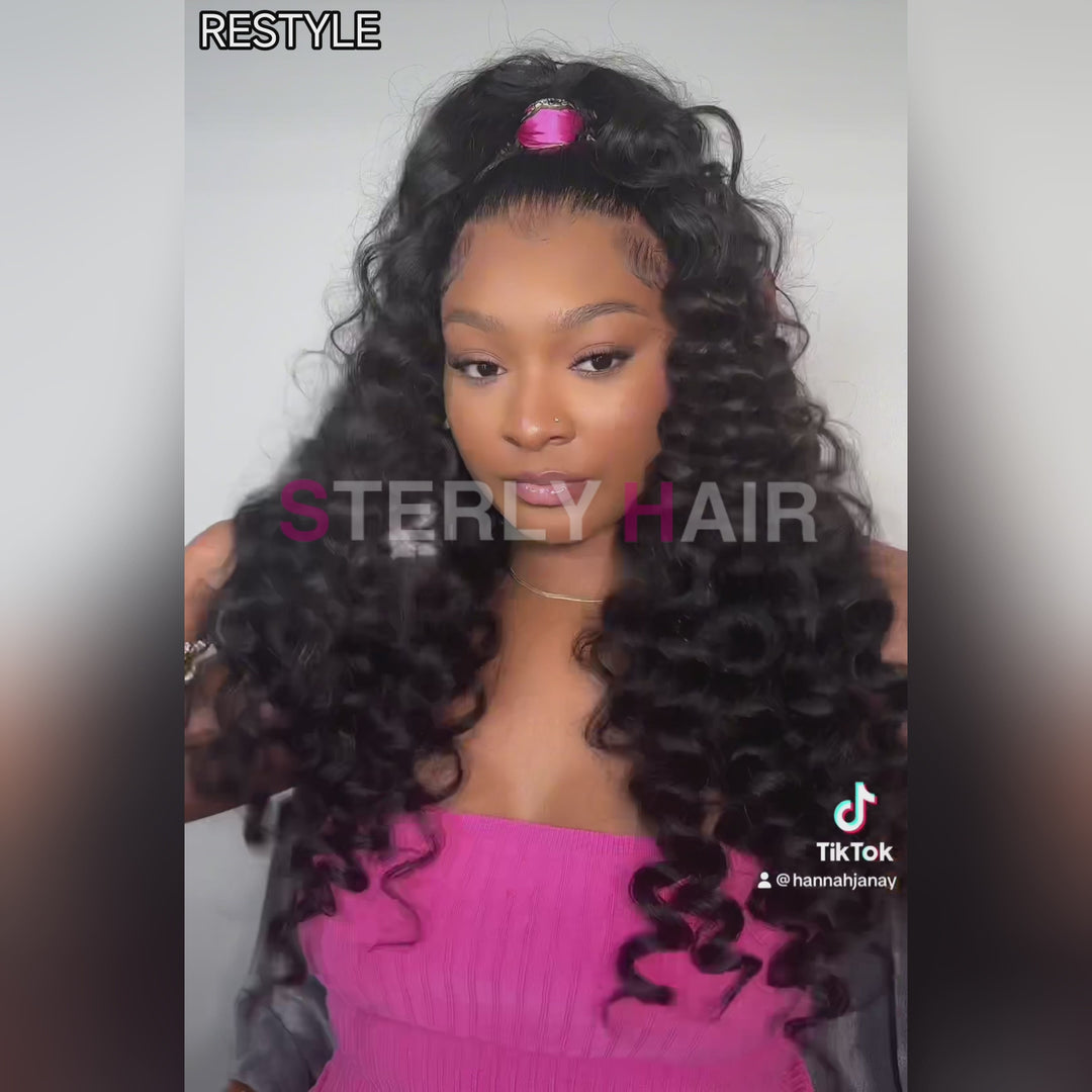 Affordable Sterly Glueless 7x6/ 13x6 Full Frontal Lace Deep Wave Lace ...